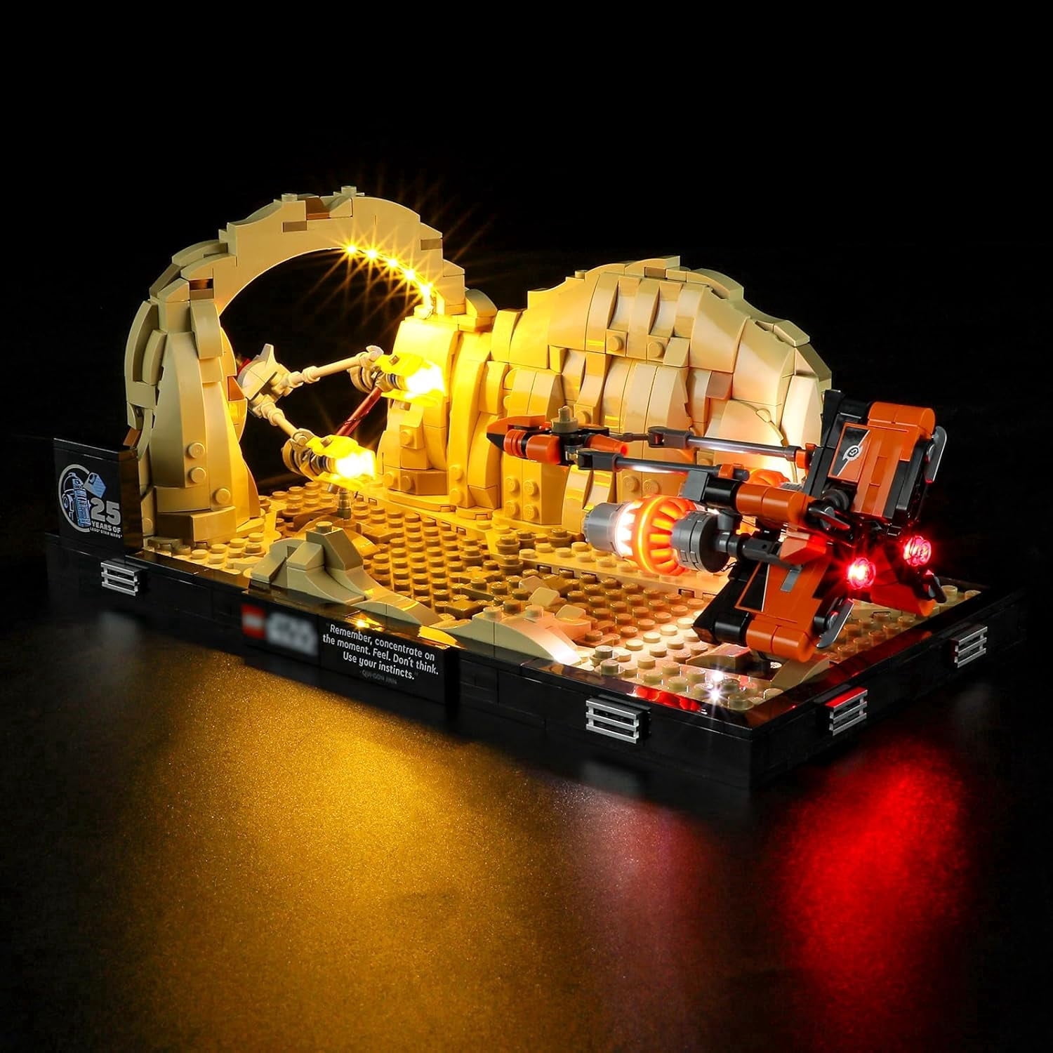 Aasimar LED Light Kit for 75380 Mos ESPA Podrace Diorama Building ...