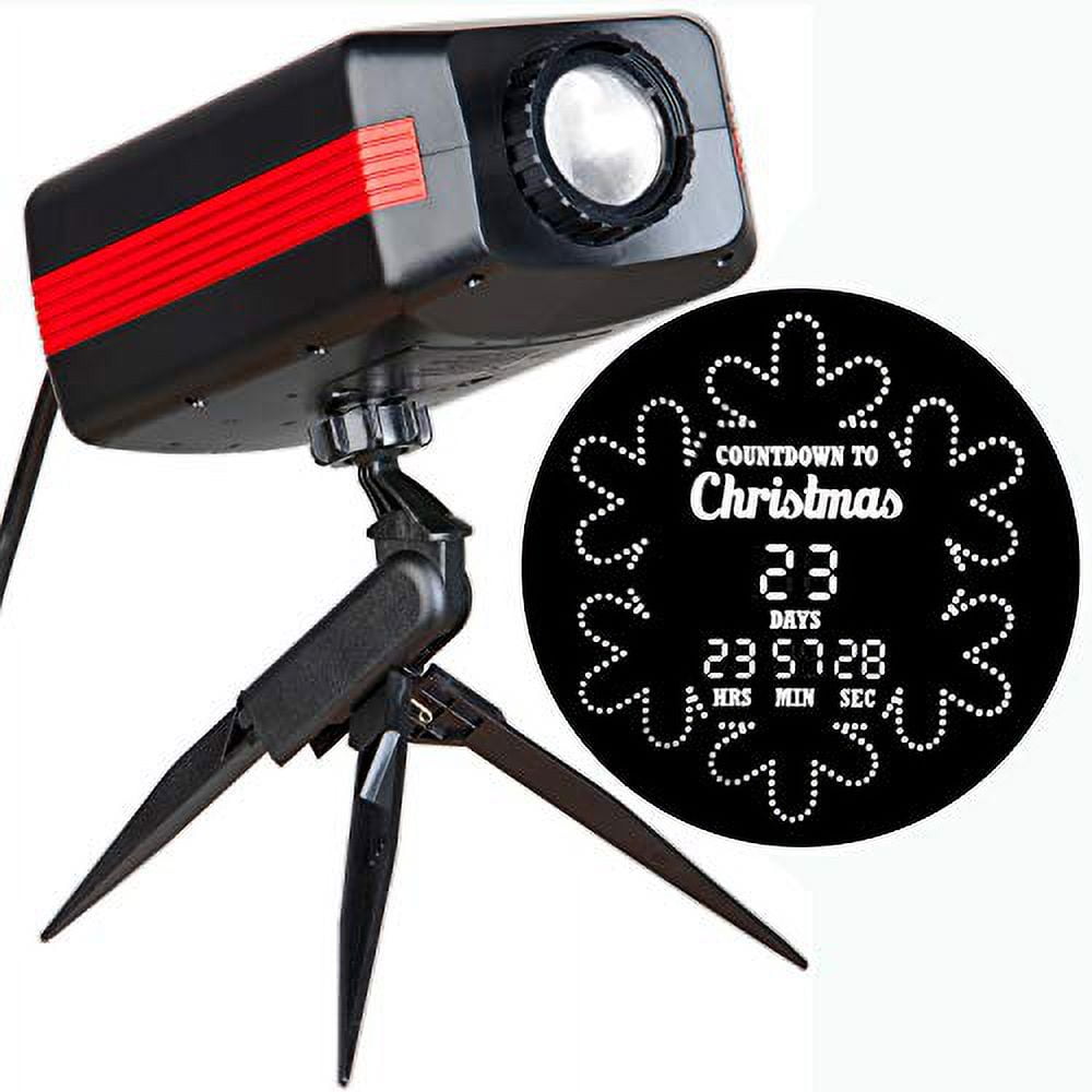 LED LightShow Countdown Projection - Countdown to Christmas with ...