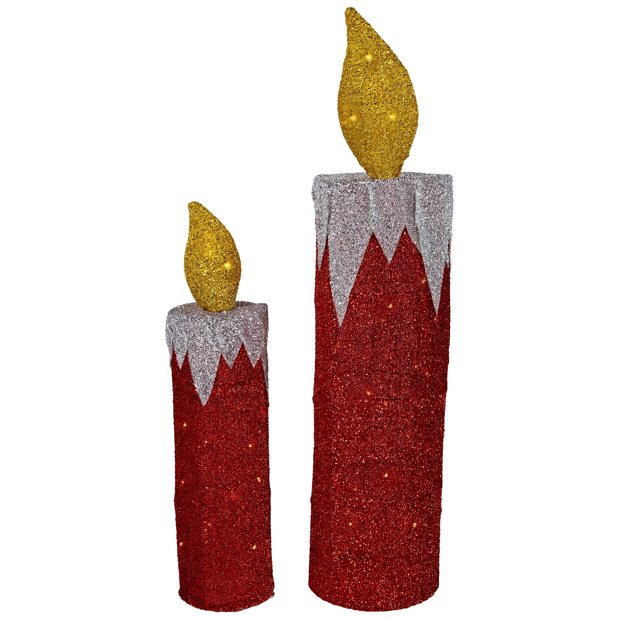 Northlight LED Lighted Candles Outdoor Christmas Decorations - 22.75 ...