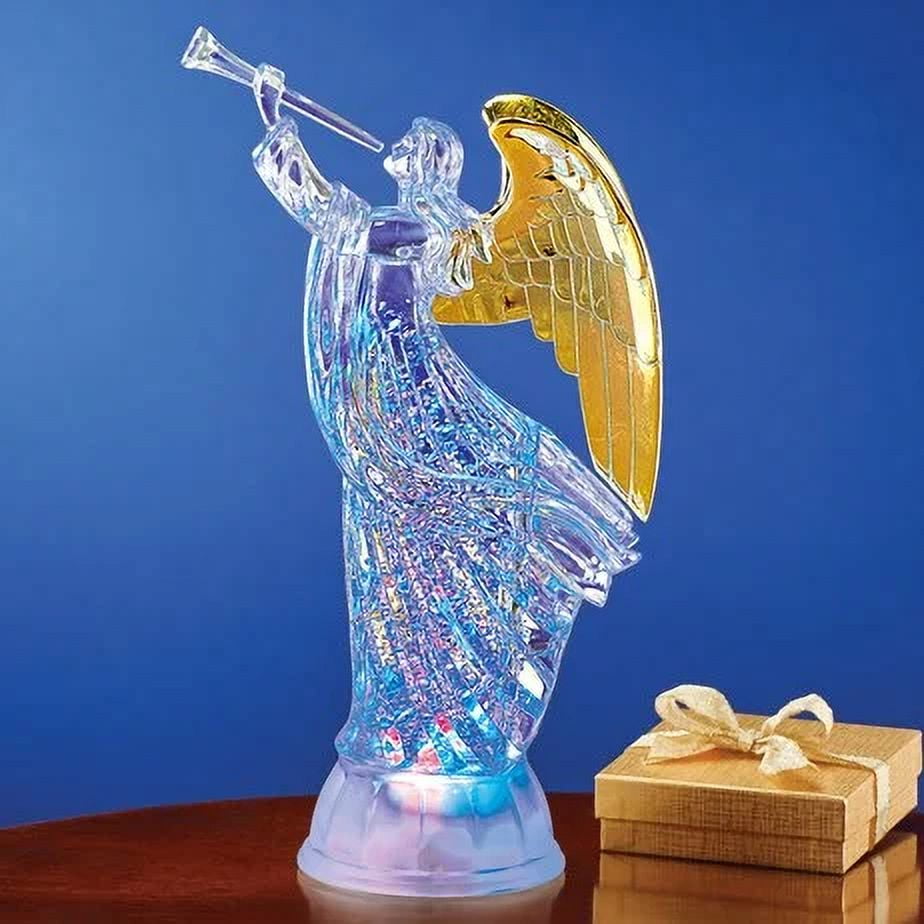 LED Lighted Color-Changing Snow Holiday Angel Decoration - Walmart.com