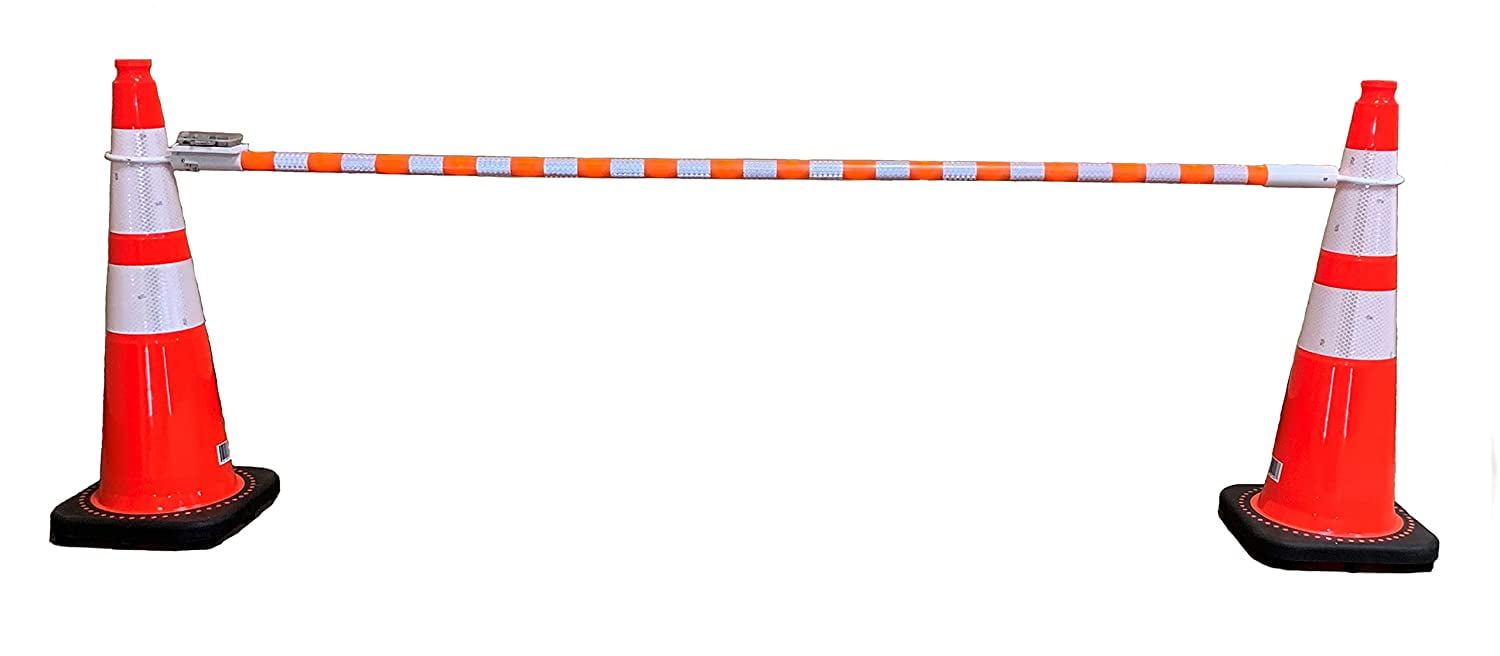 LED Lighted Cone Bar Creates High Visibility Portable Barrier - Walmart.com