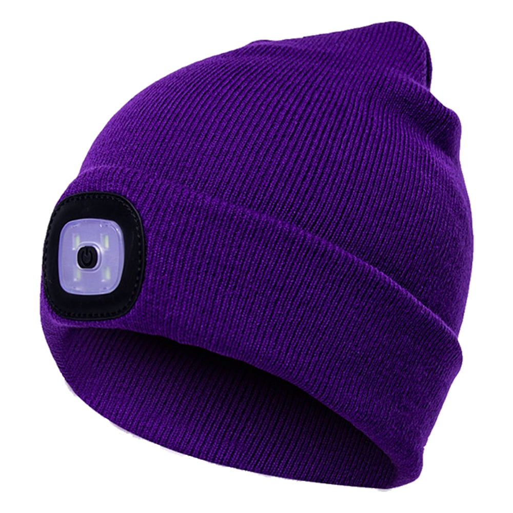 LED Lighted Hiking Hat, Illuminated Knitted Hat - Walmart.com