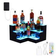 OnDisplay Luxe Wireless LED Lighted Home Bar Liquor Display Stage ...