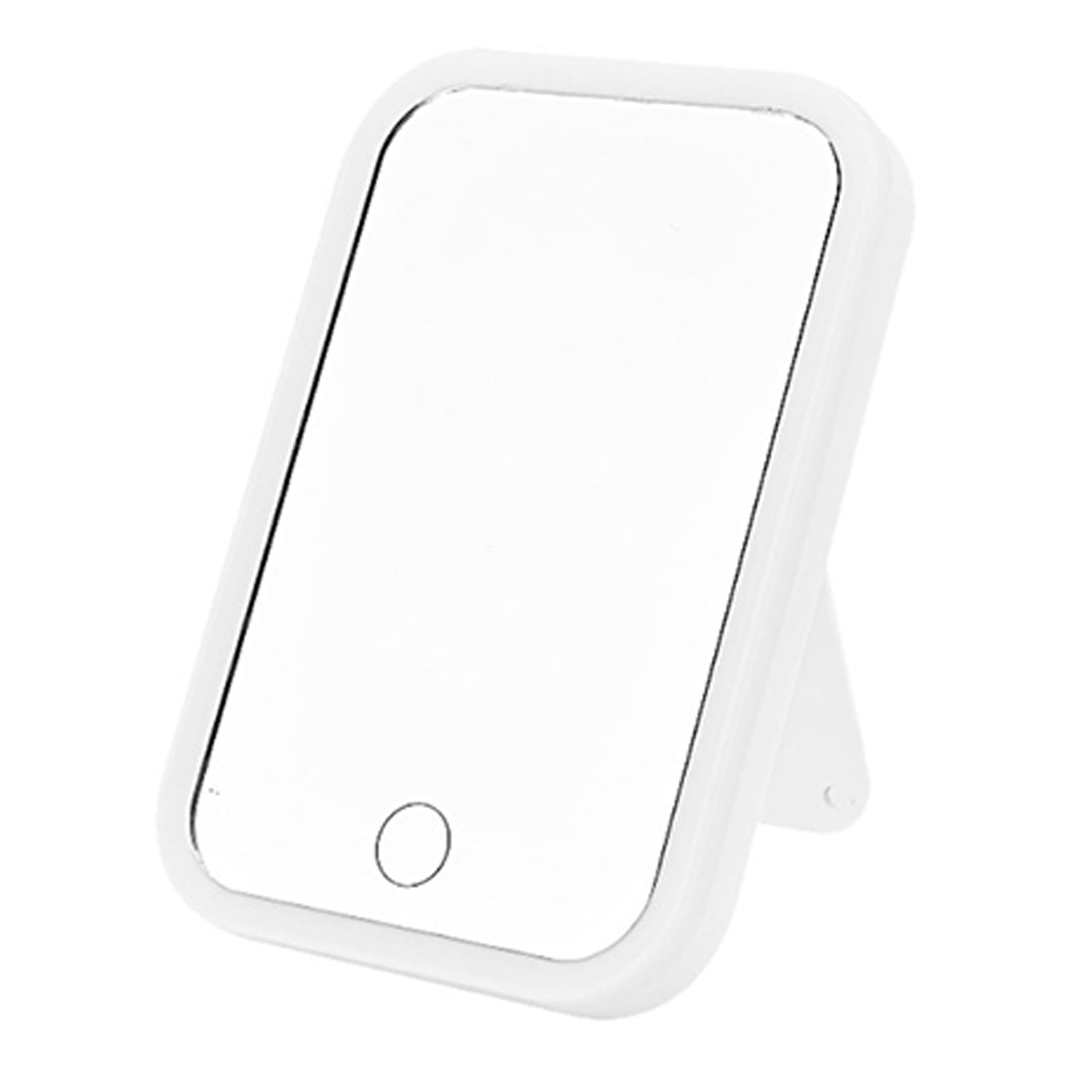 LED Lighted Makeup Mirror USB Rechargable Touch Screen Portable Vanity ...