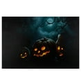 Northlight LED Jack-O-Lantern Halloween Canvas Wall Art Decor 15.75 x ...