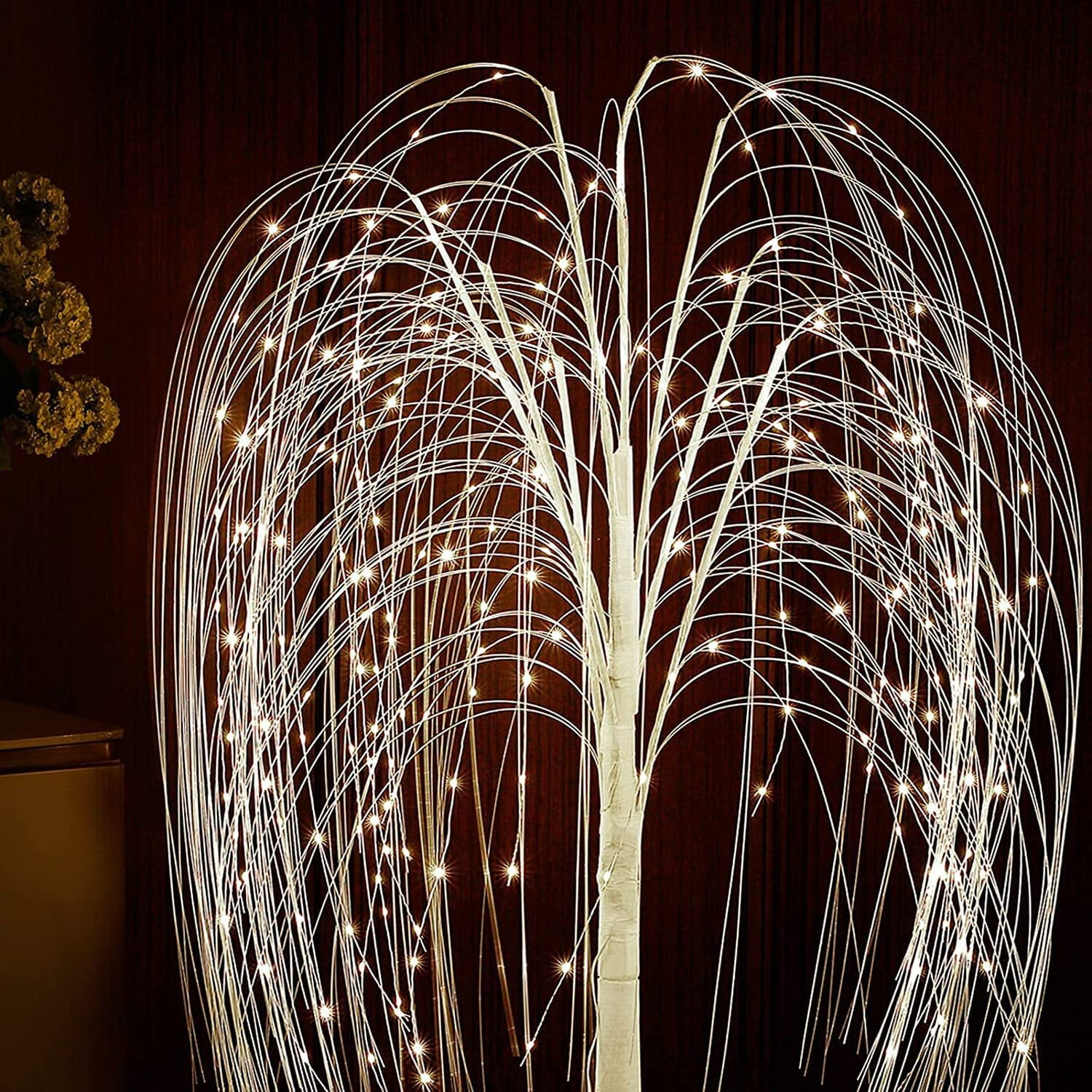 LED Lighted Weeping Willow Tree with 180 Lights Remote Control for ...