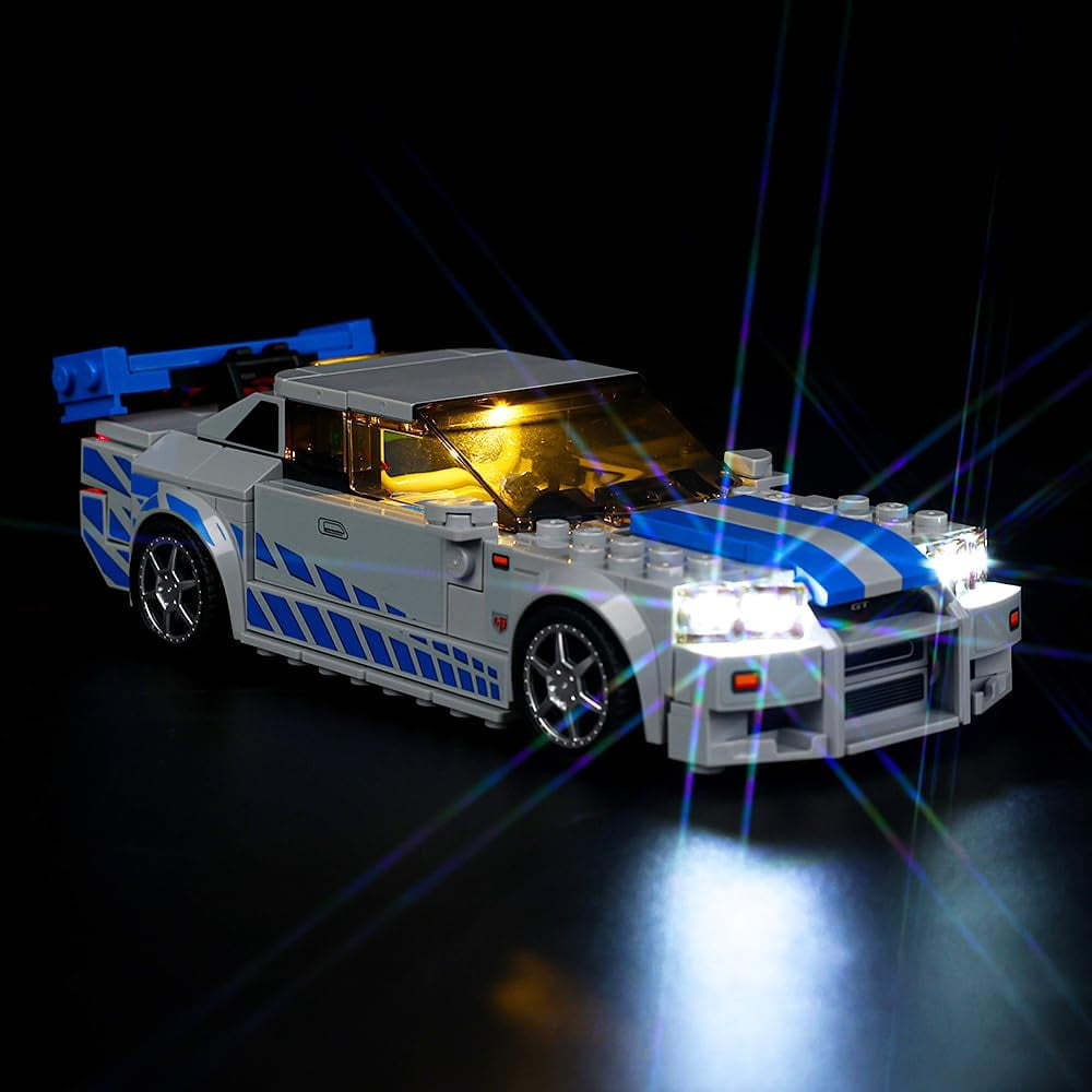 LED Lighting Kit for Lego Speed Champions 2 Fast 2 Furious Nissan ...