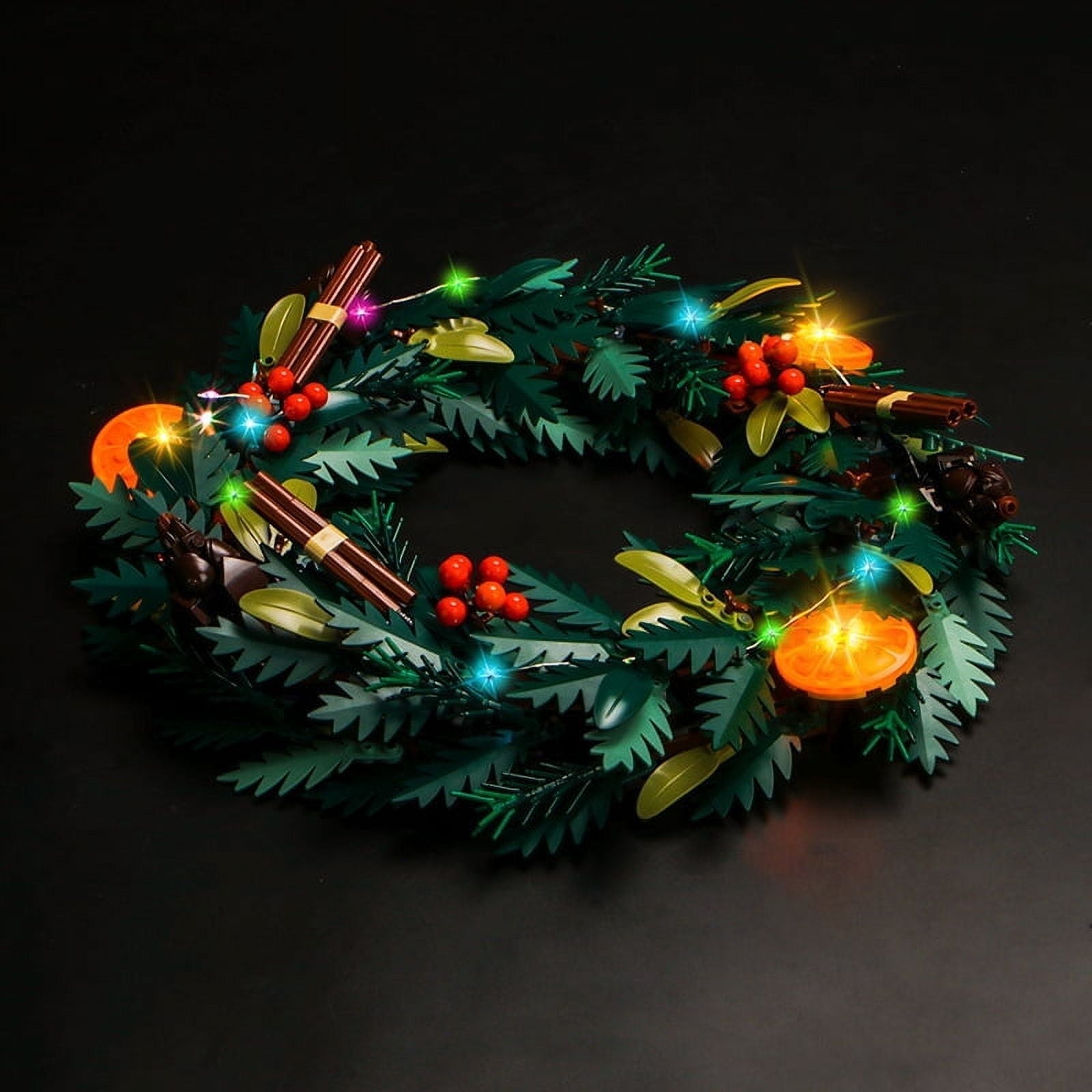 LED Lighting for Legos Christmas wreath, Creative Light Kit Compatible ...