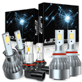 LED Lights Bulb Kit for Subaru Forester 2006-2008 Headlight Hi-Lo Beam ...