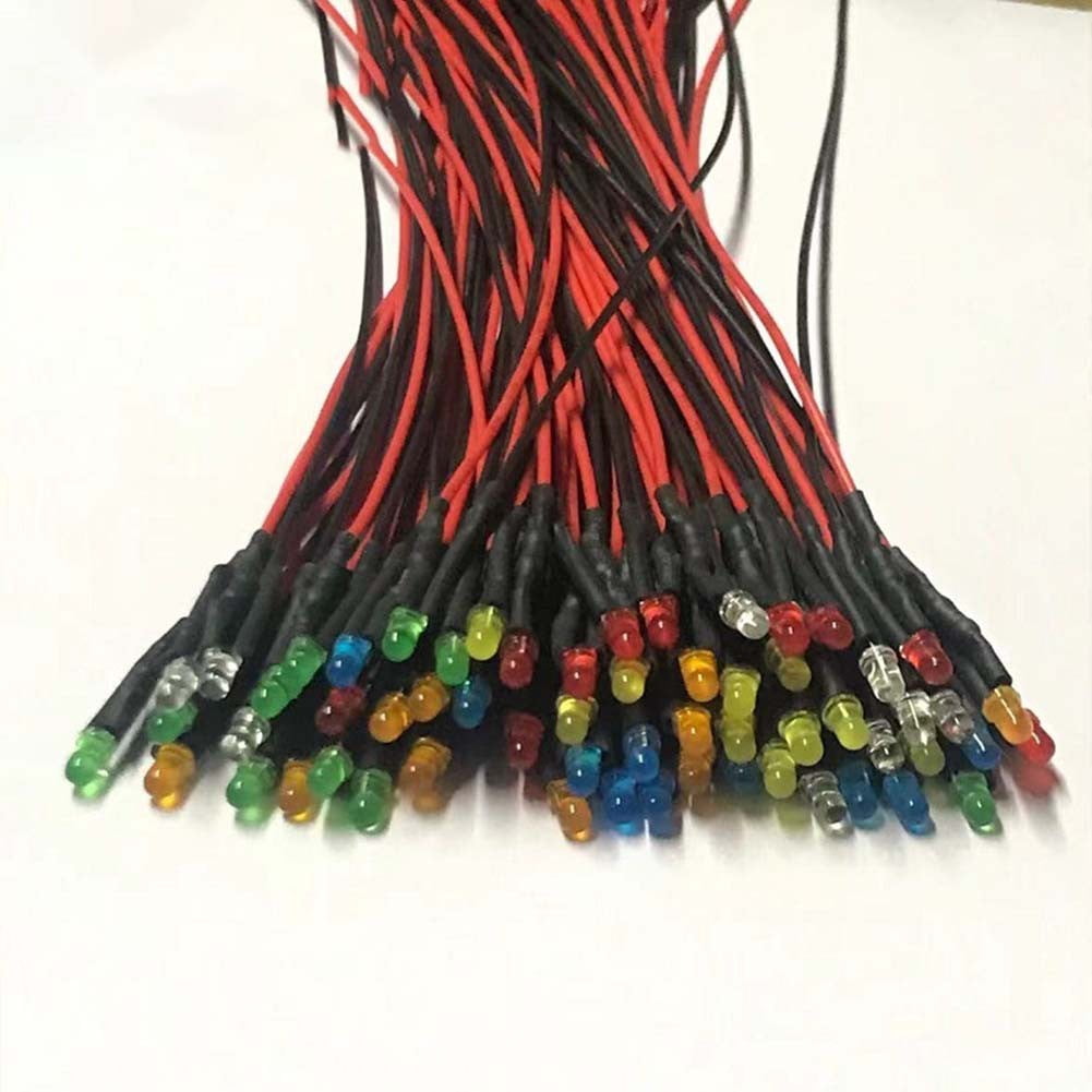 LED Lights Emitting Diodes Pre Wired Individual LED Lights Multicolored ...