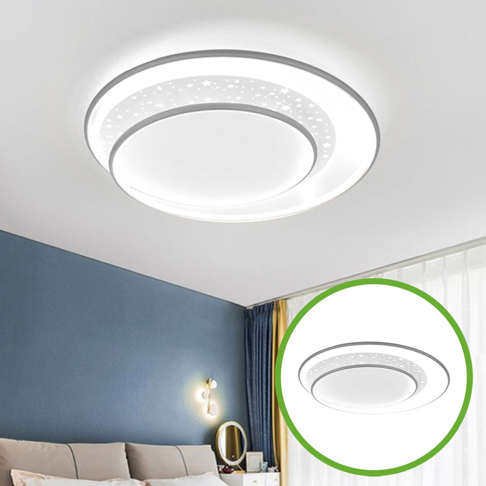 LED Lights Flush Mount Ceiling Light Fixture Recent Orders 20 Inch ...