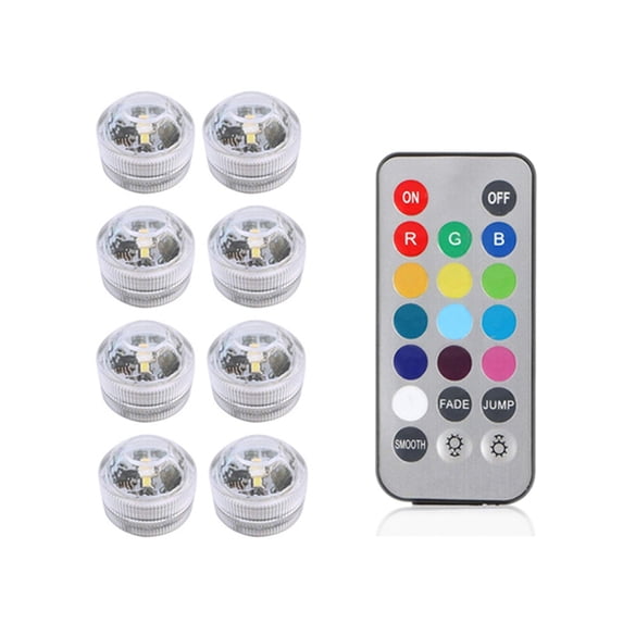 LED Lights Waterproof RGB Underwater Light For Wedding Tea Light Hot ...