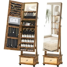 Mirror jewelry cabinet walmart store