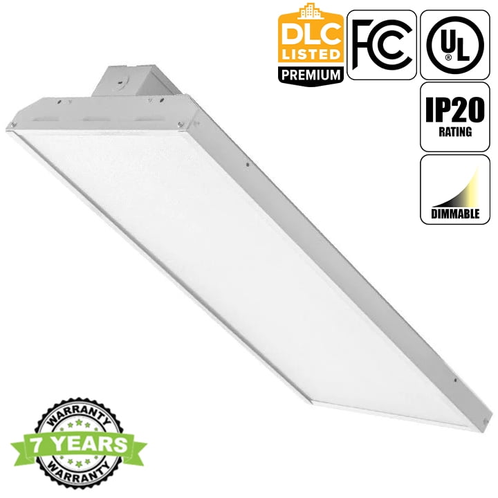 LED Linear High Bay 210W 5000K Frosted White 120V-277V DLC Premium ...