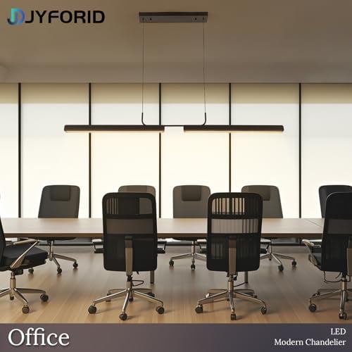 LED Linear Pendant Light Fixtures 59" Modern Island Lights Dimmable ...