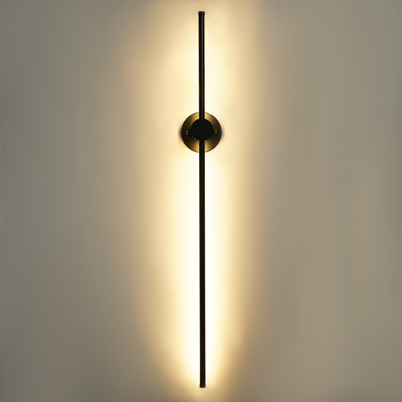 LED Linear Wall Light Long Strip Wall Lamp Hardwired Sconce, 1M Modern ...