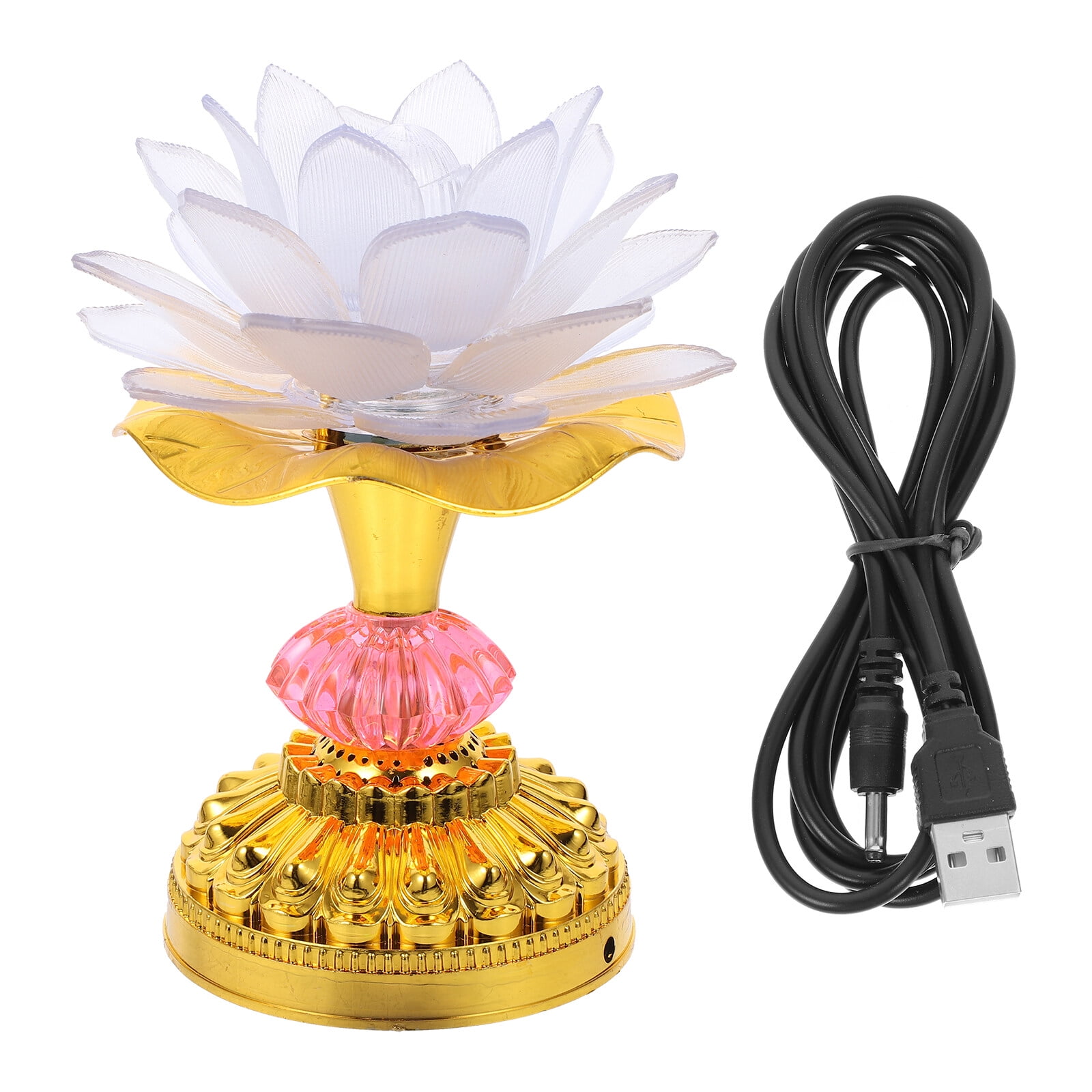 LED Lotus Lamp Buddhist Light Worship Lamp Buddha Lamp Buddhist Hall ...
