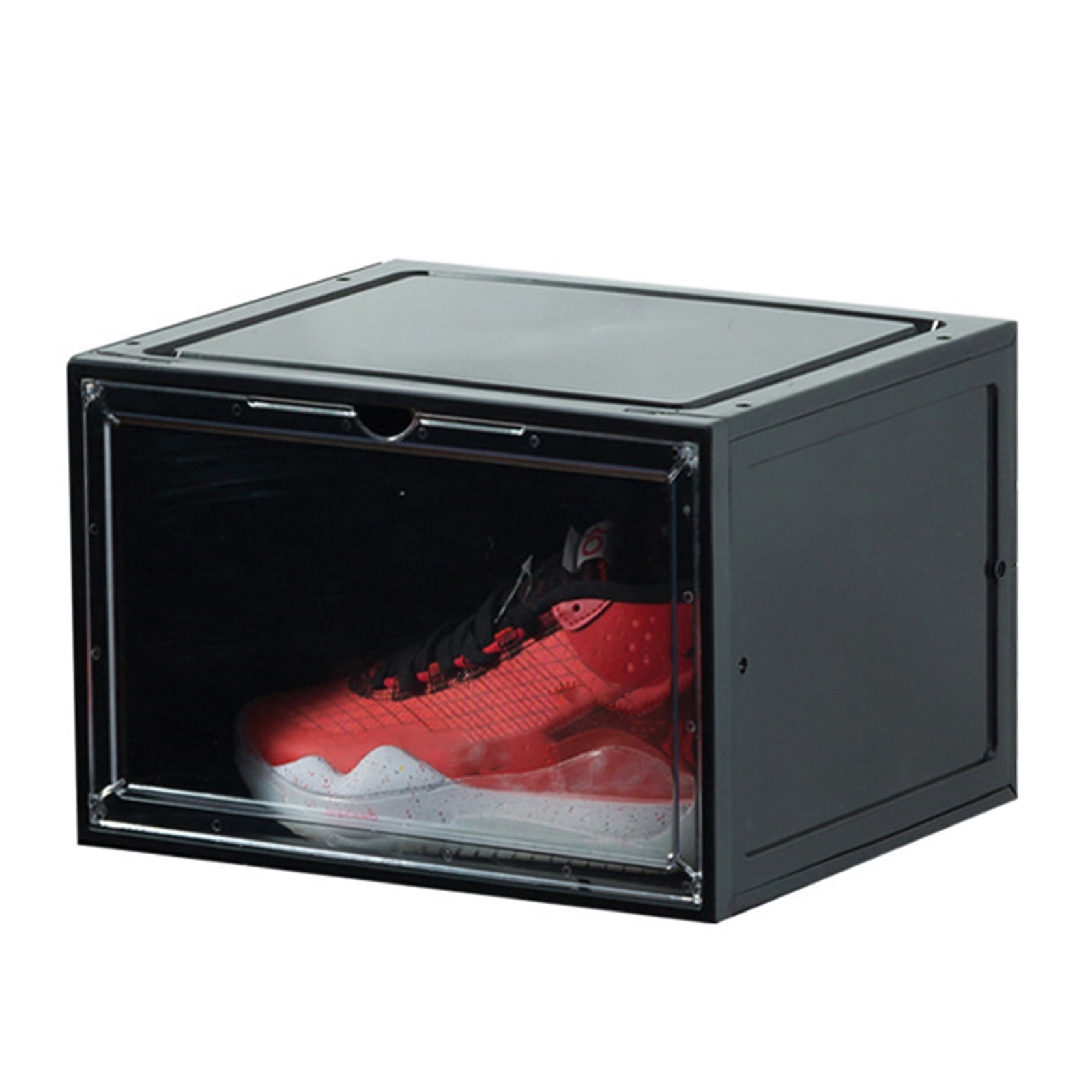 LED Luminous Basketball Shoe Storage Box Sneaker Box Sound Control Side ...