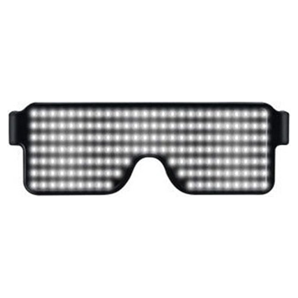 LED Luminous Glasses, 8 Kinds Dynamic Patterns Usb Charging 3 Flashing ...