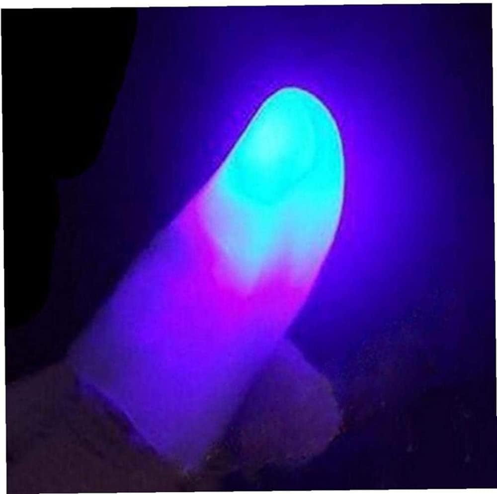 LED Magic Finger, 5 Pair Magic Finger Light Up Thumb Tips LED Finger ...