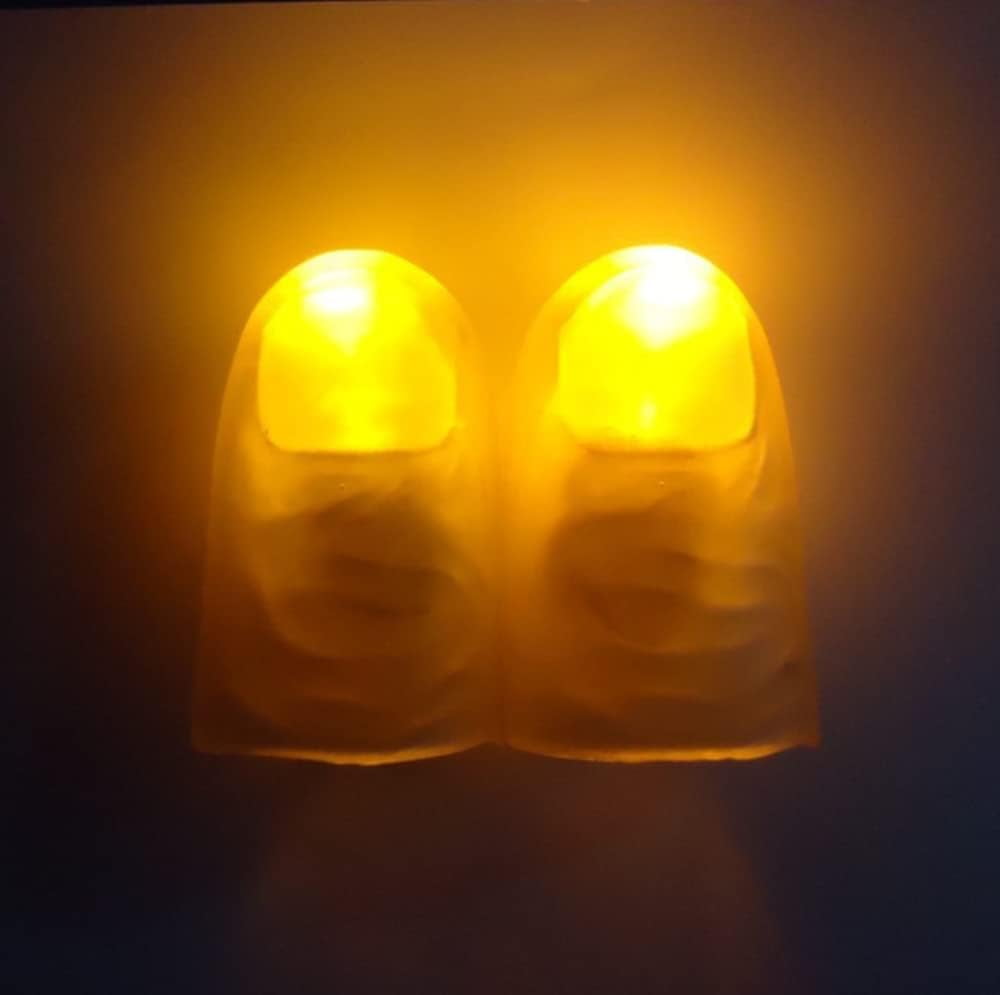 LED Magic Finger, 5 Pair Magic Finger Light Up Thumb Tips LED Finger ...