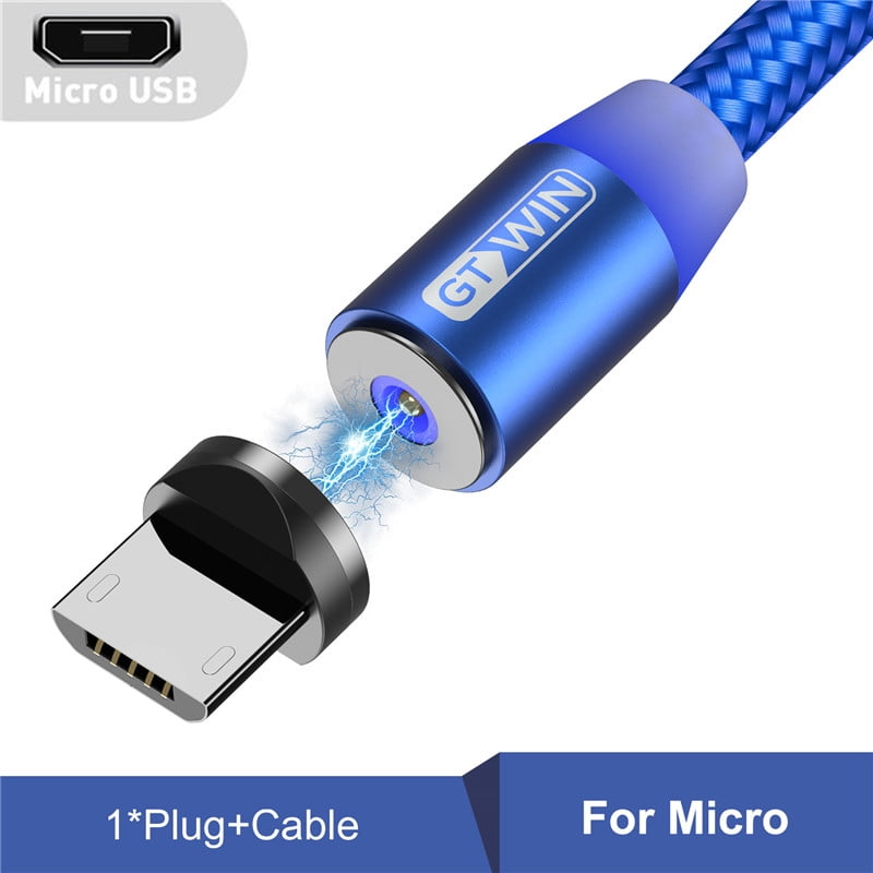 LED Magnetic Cable Fast Charging USB Type C Cable Magnet Charger USB C ...