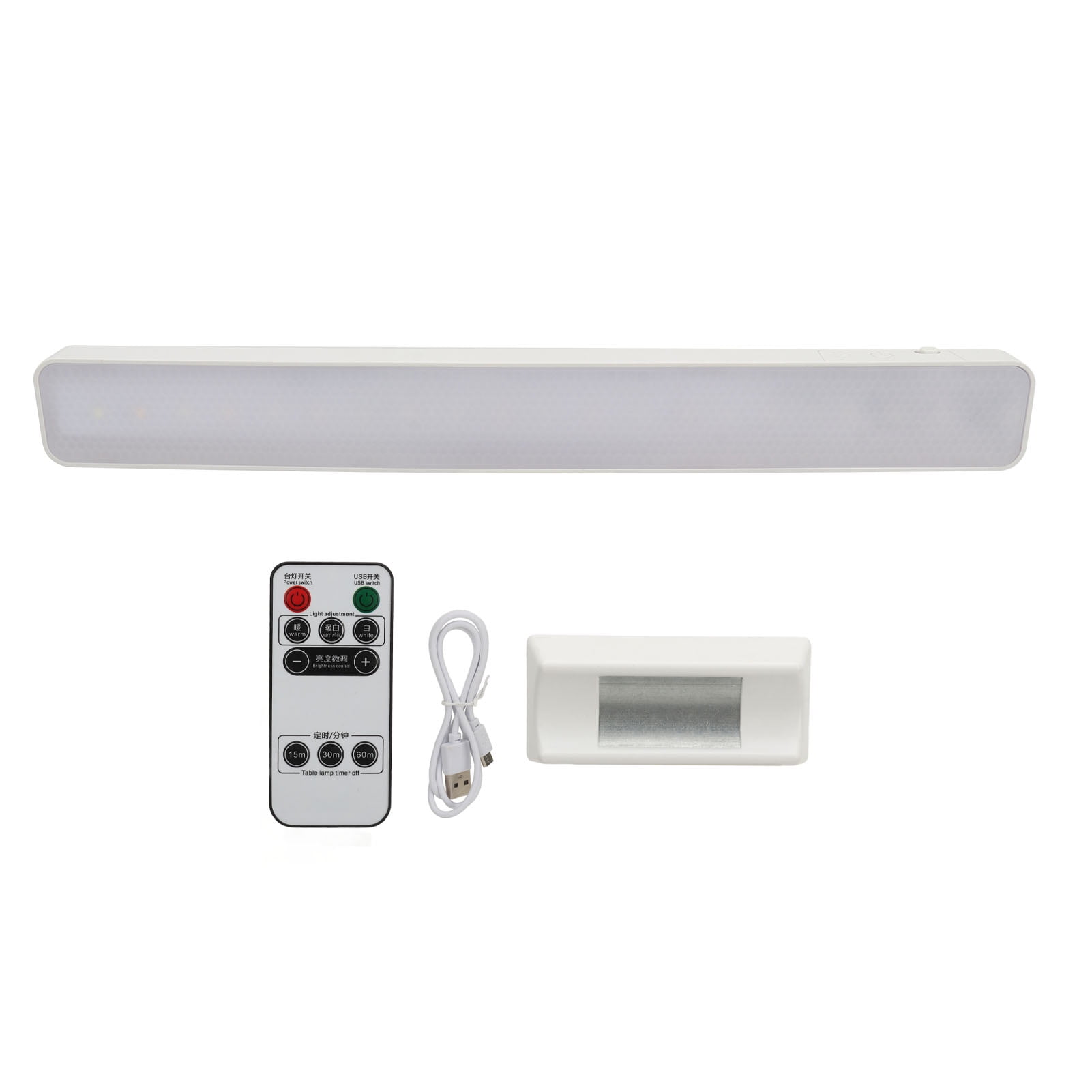 LED Magnetic Wall Lamp Magnetic Wall Light Bar with Remote Control USB ...