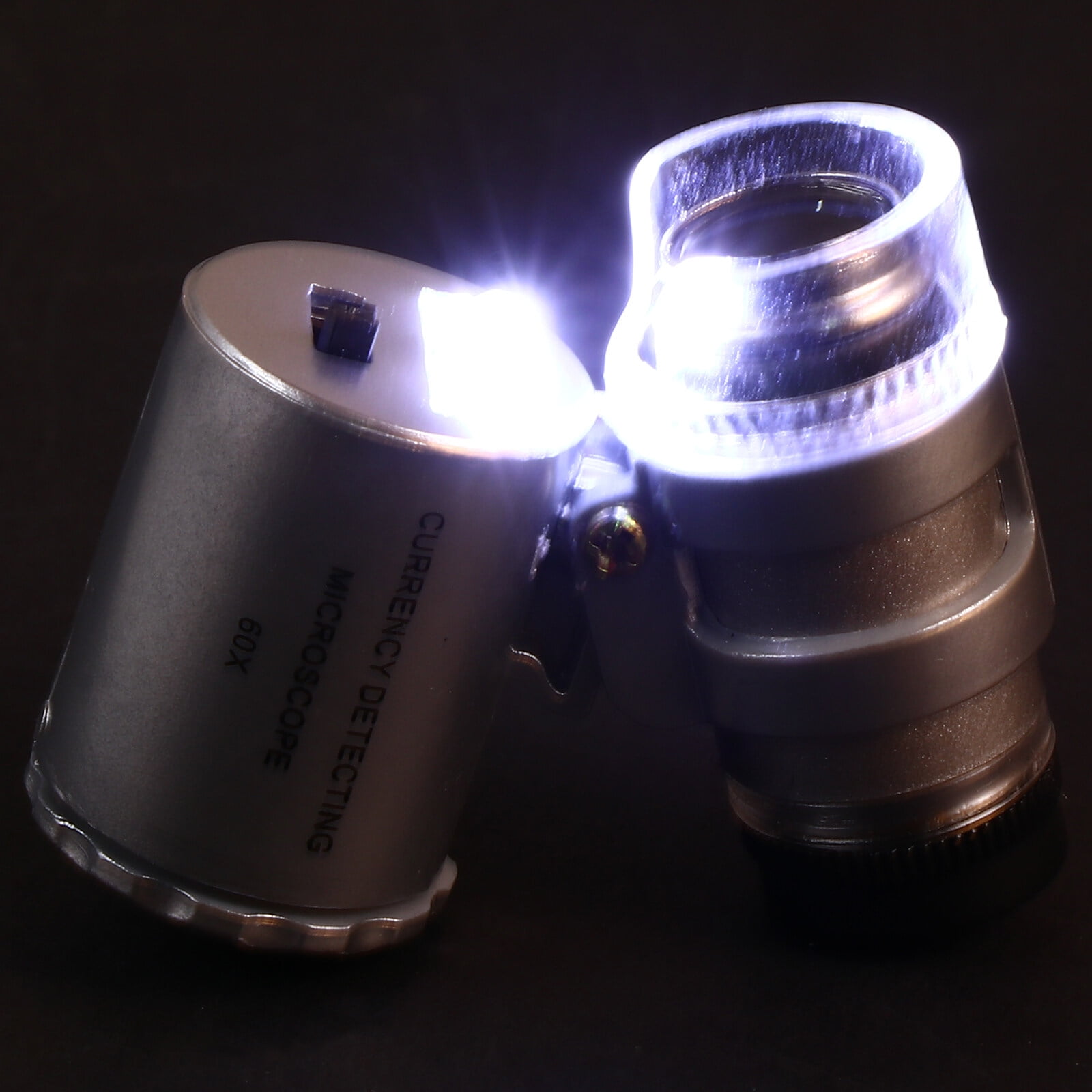 LED Magnifier Mini Microscope Currency Detector Lamp - Walmart.com
