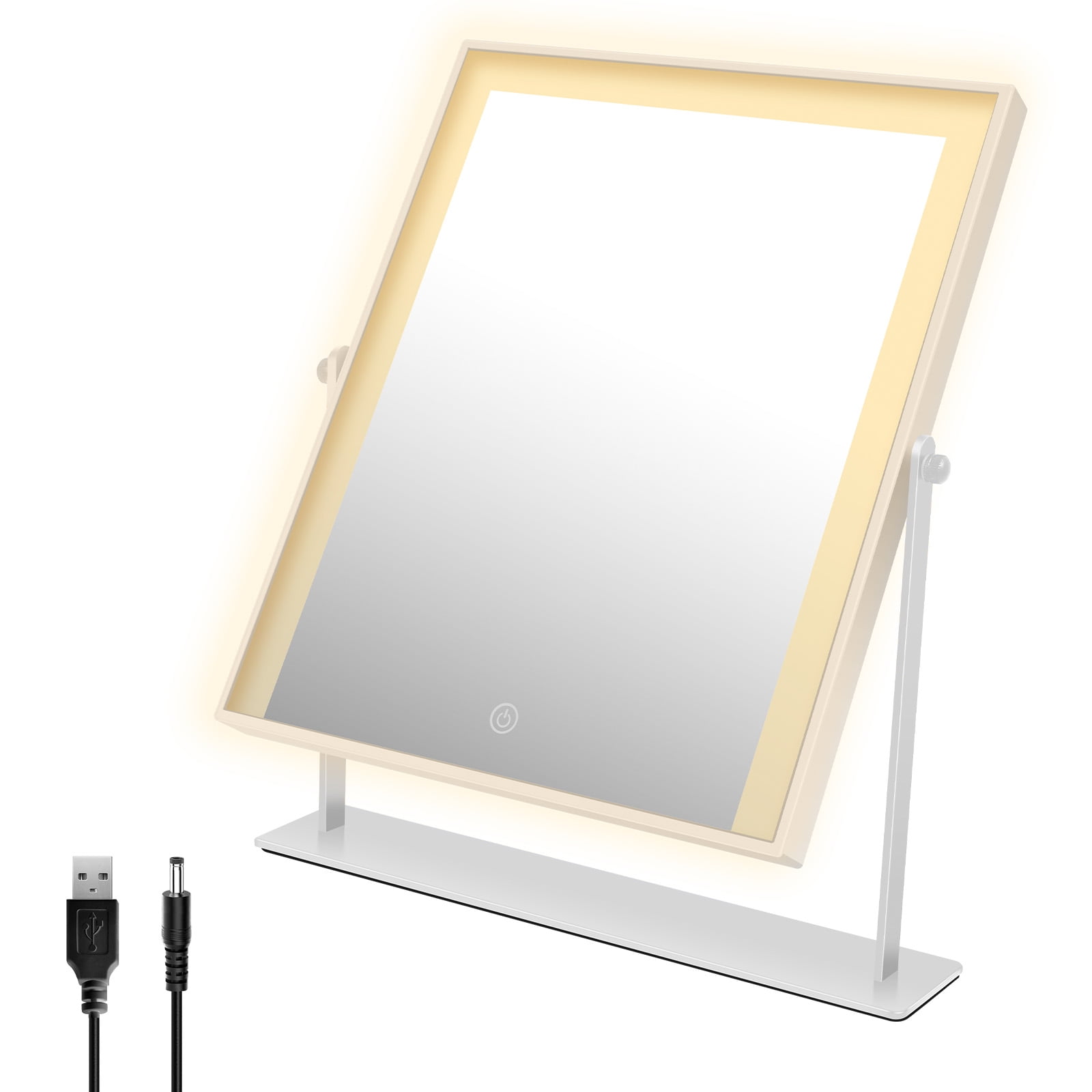 LED Makeup Mirror Dressing Table Mirror Versatile Smart Desk Mirror ...