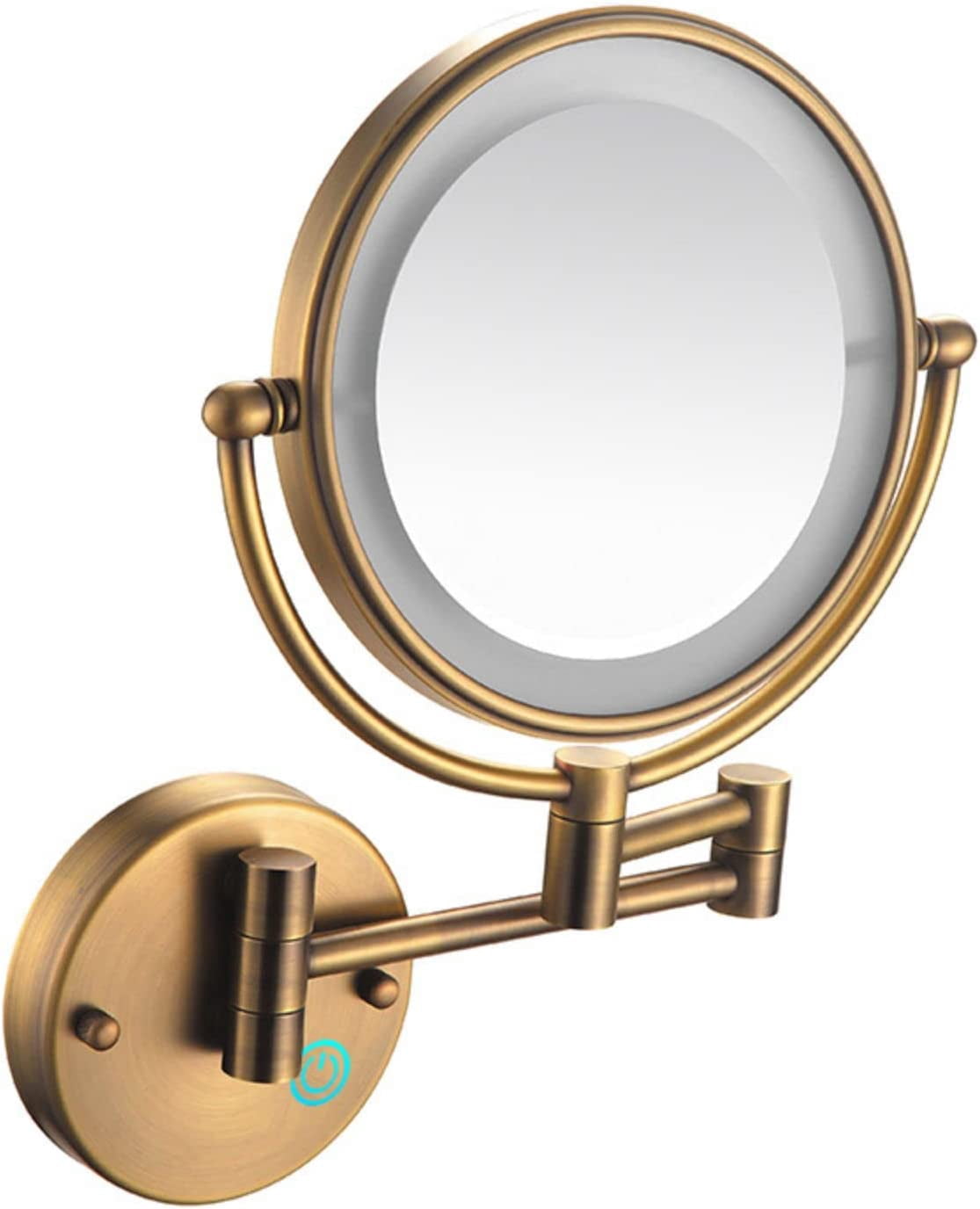 LED Makeup Mirror with Lights and 10x Magnification Vanity Mirror Wall ...