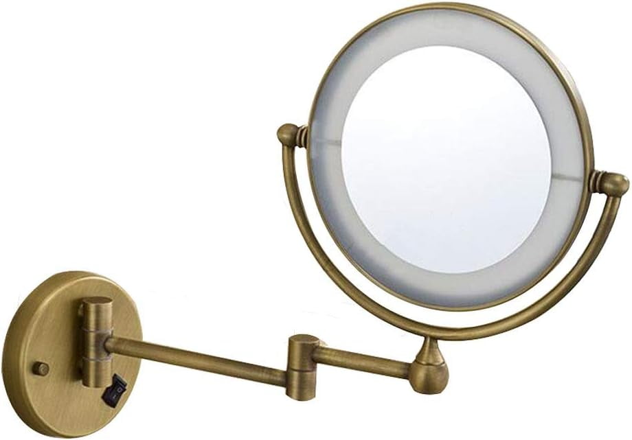 LED Makeup Vanity Mirror,Two-Sided Wall Mounted Bathroom Mirror 3X ...