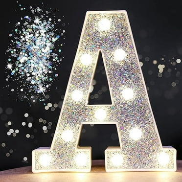 openpig LED Marquee Letter Lights Sign, Light Up Alphabet Letter for ...