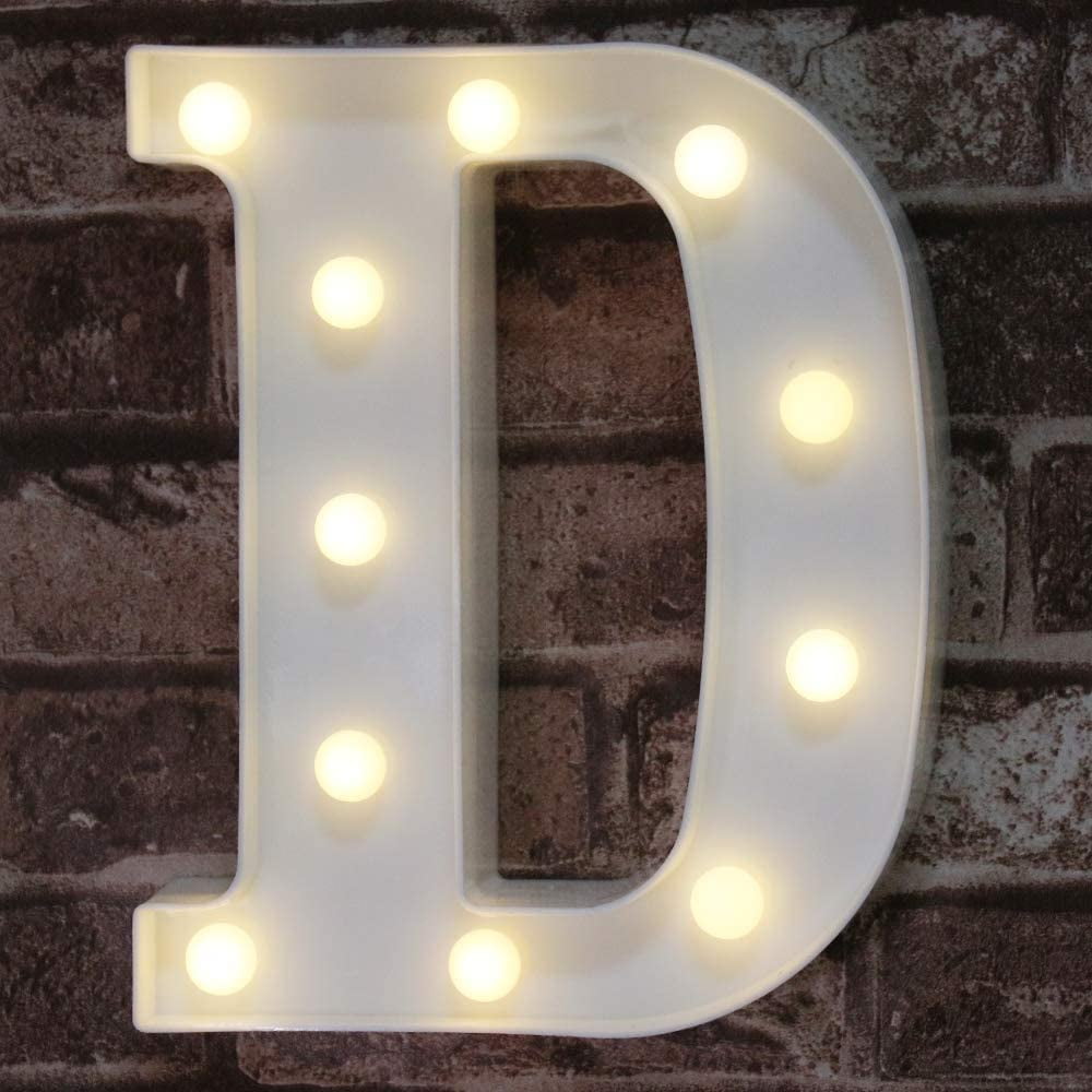 LED Marquee Letter Lights Sign, Light Up Alphabet Letter for Home Party ...