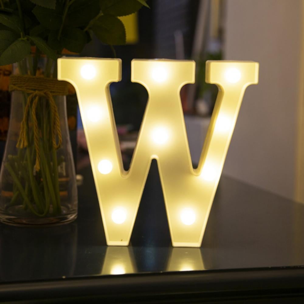 LED Marquee Letter Lights Sign, Light Up Alphabet Letter for Home Party ...