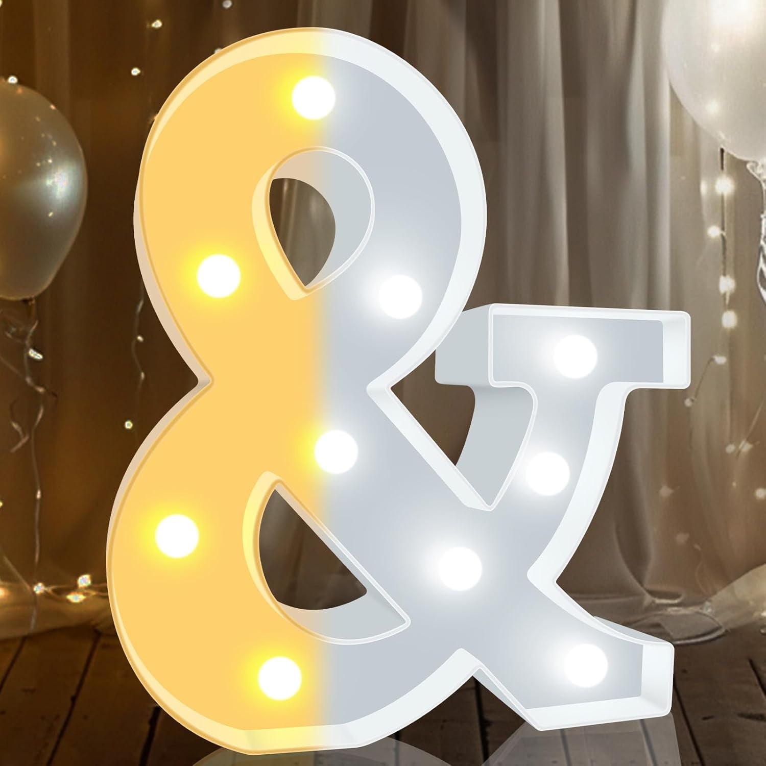 LED Marquee Letter Lights, Warm White and Cool White Decorative Lighted ...
