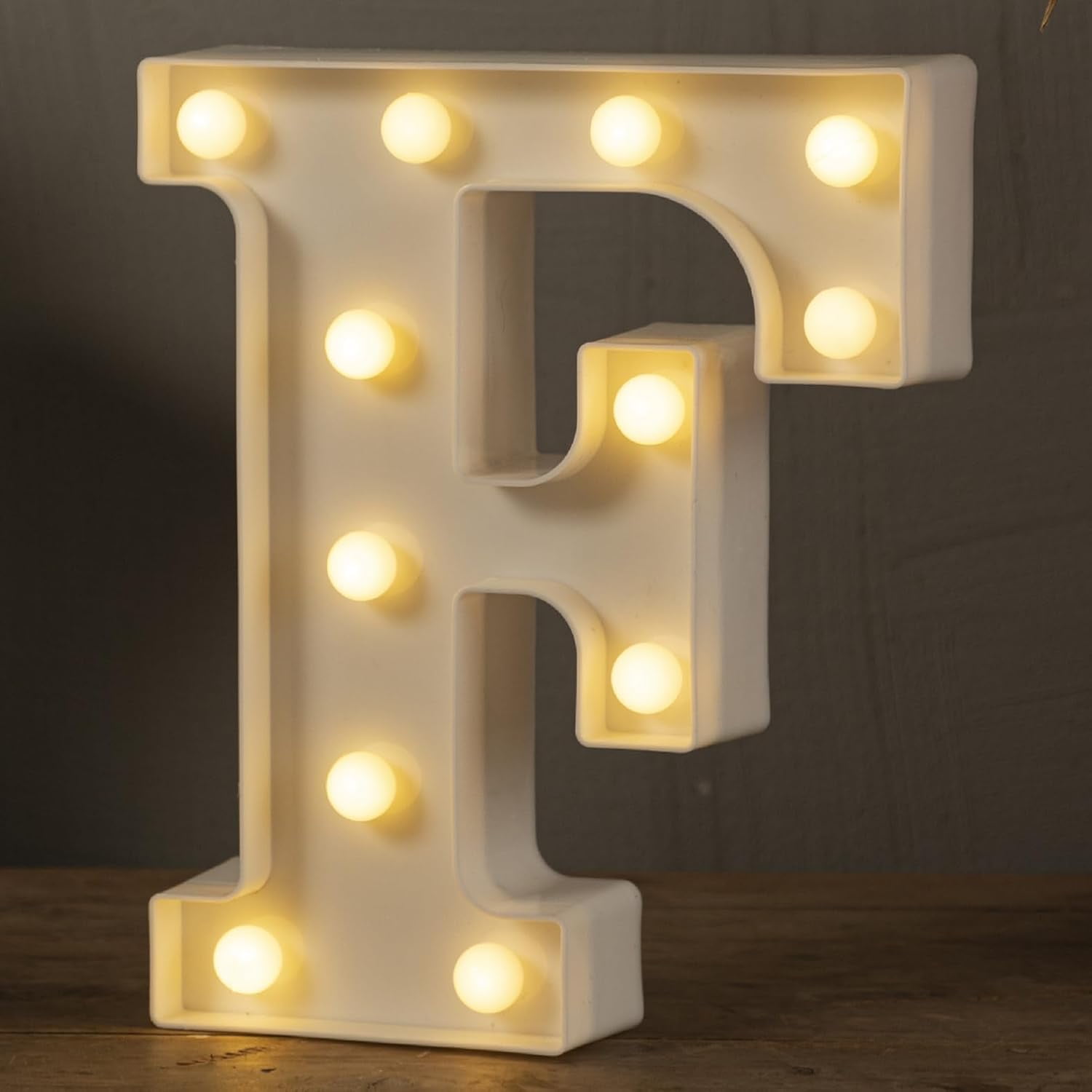 LED Marquee Letters Lights Sign F, 26 Alphabet Light Up Letters and ...