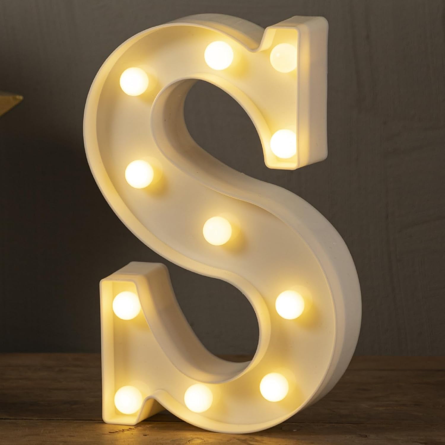 LED Marquee Letters Sign 26 Alphabet and 10 Number Big Lights Letter ...