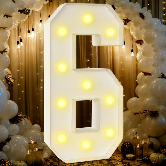 Aurelema Casino Light up Letters Sign ATT1Party Decorations Battery ...