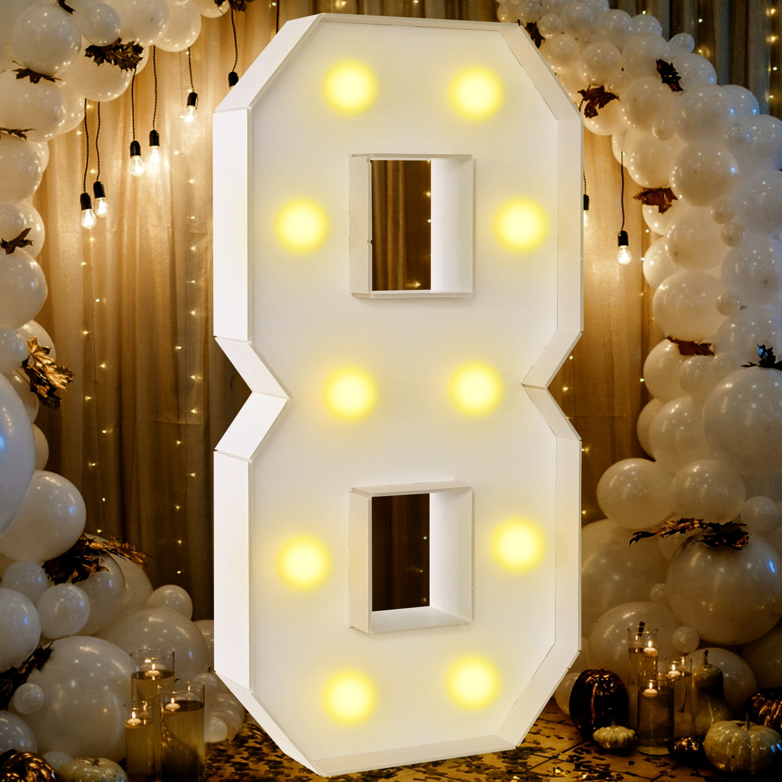 Gingprous 3ft LED Marquee Sign Light Up Letters,Alphabet Light Up ...