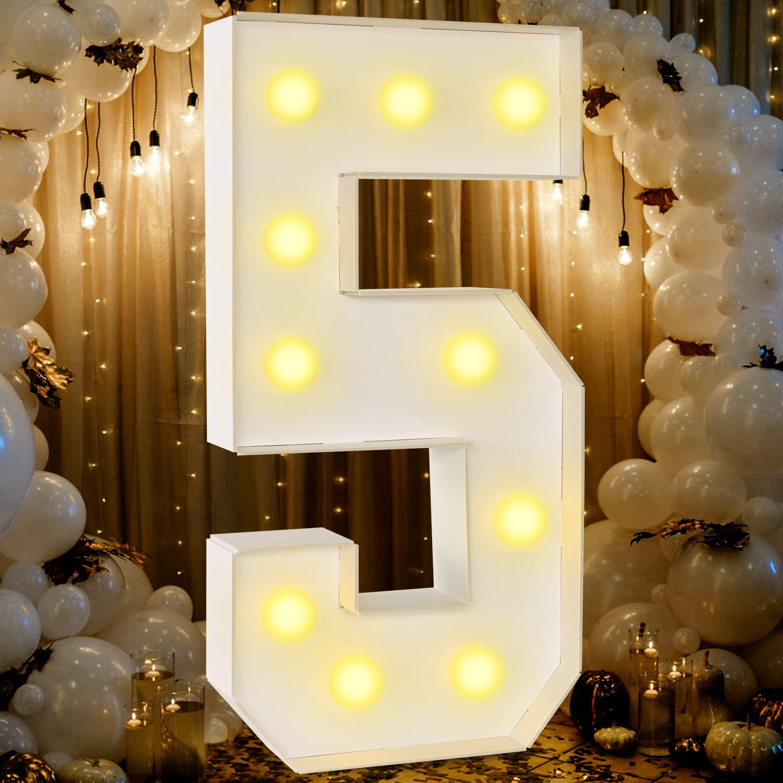 Gingprous 3ft LED Marquee Sign Light Up Letters,Alphabet Light Up ...