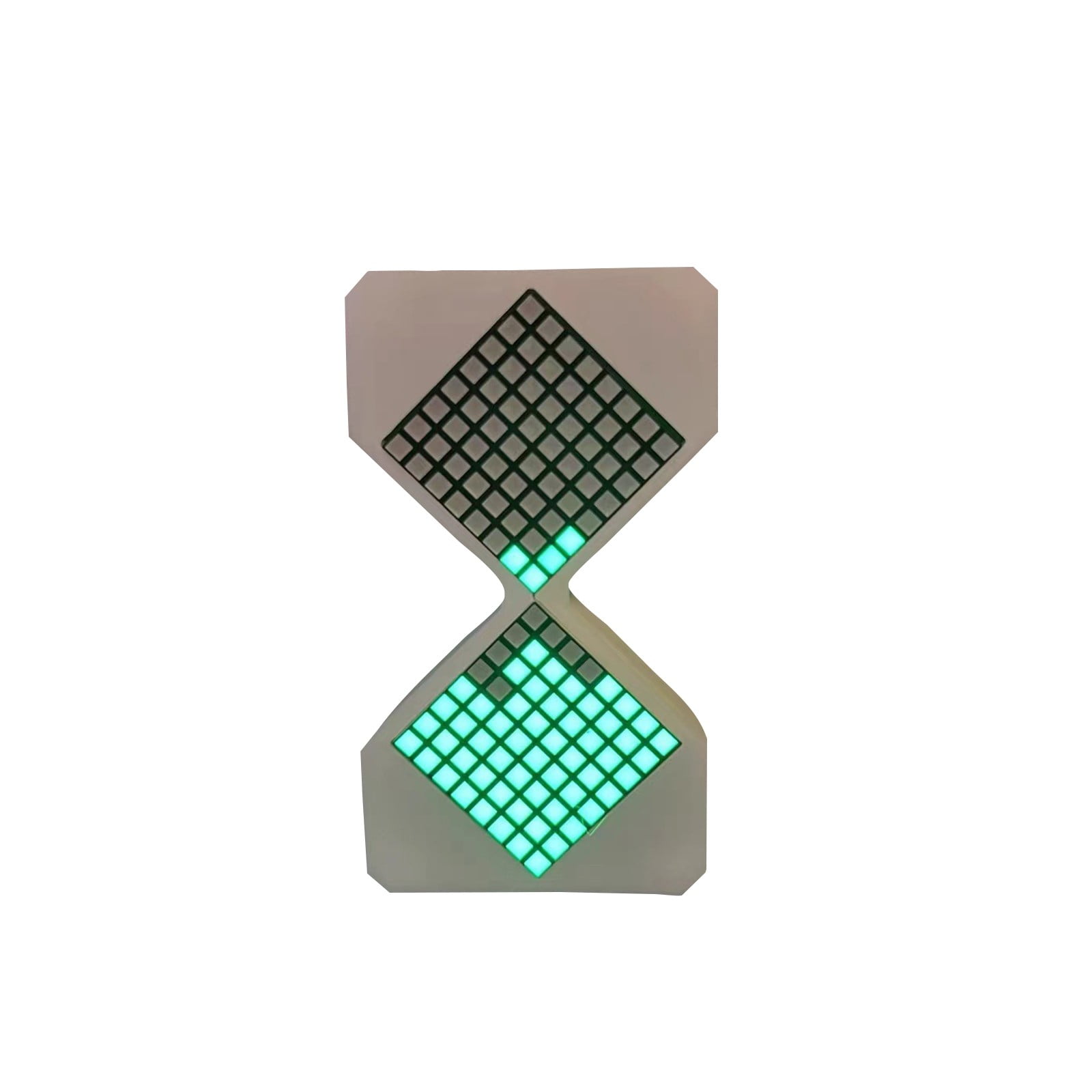 LED Matrix Digital Clock With Customizable Display Modern Design ...
