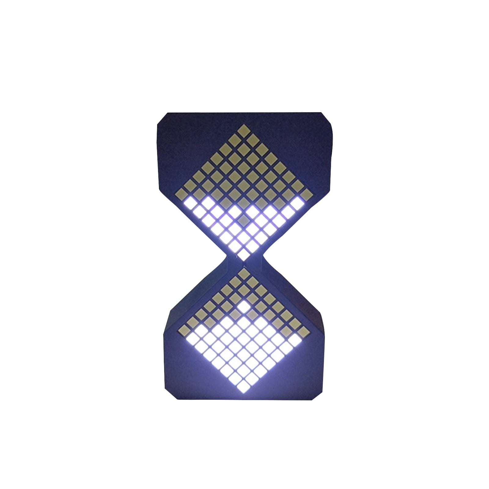 LED Matrix Digital Clock With Customizable Display Modern Design ...