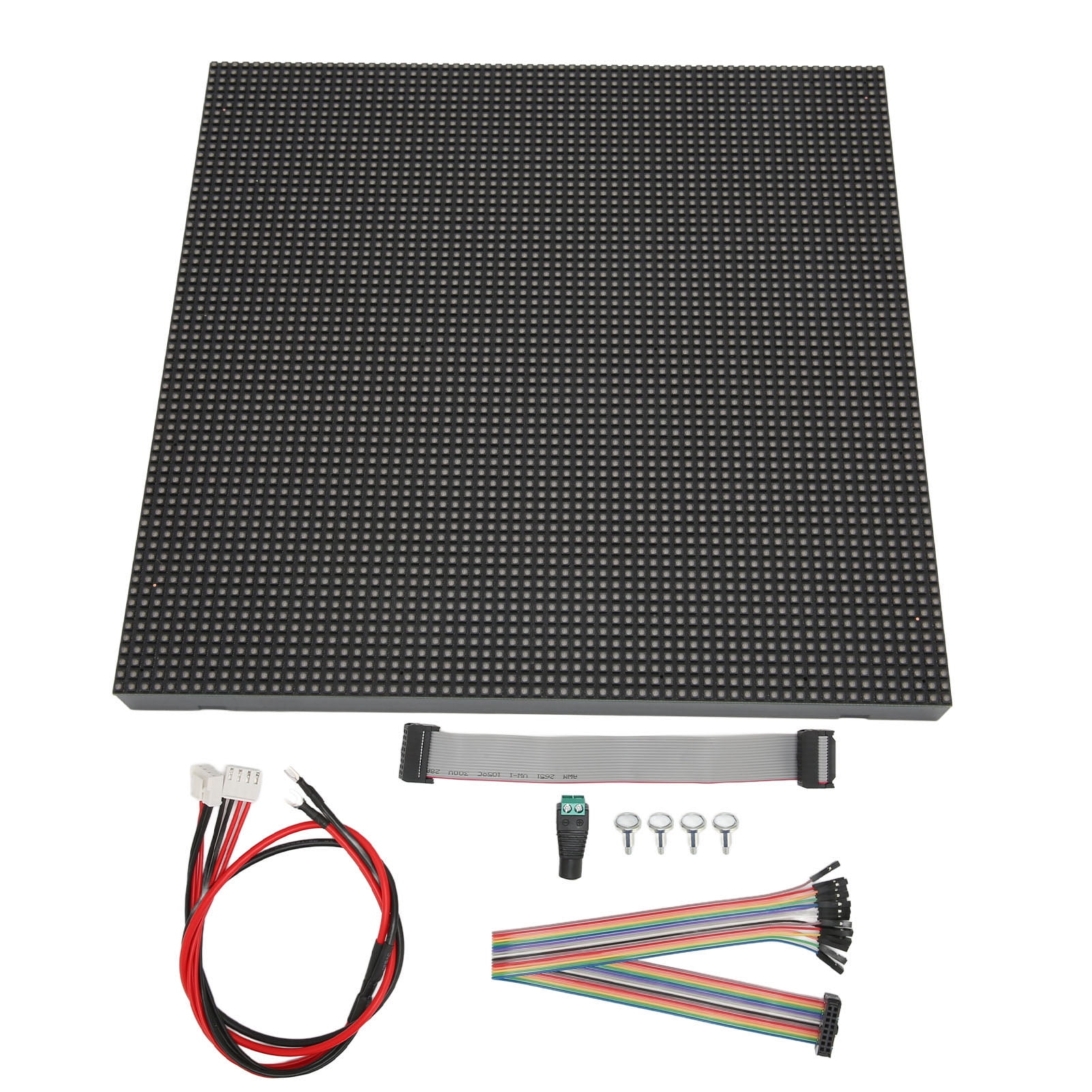 LED Matrix Panel 4096 RGB LEDs Full Color Adjustable Brightness 64x64 ...