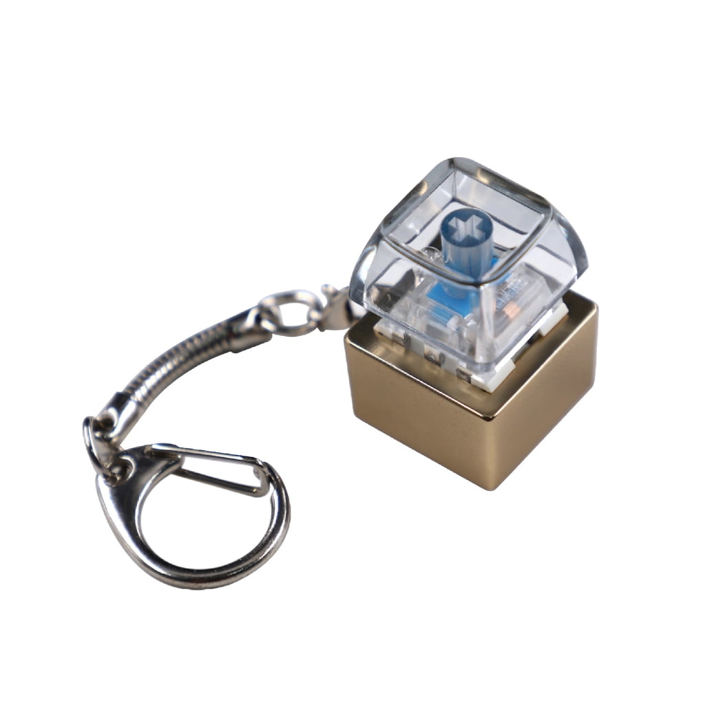 LED Mechanical Keyboards Switches Keychain with Color Backlights For ...
