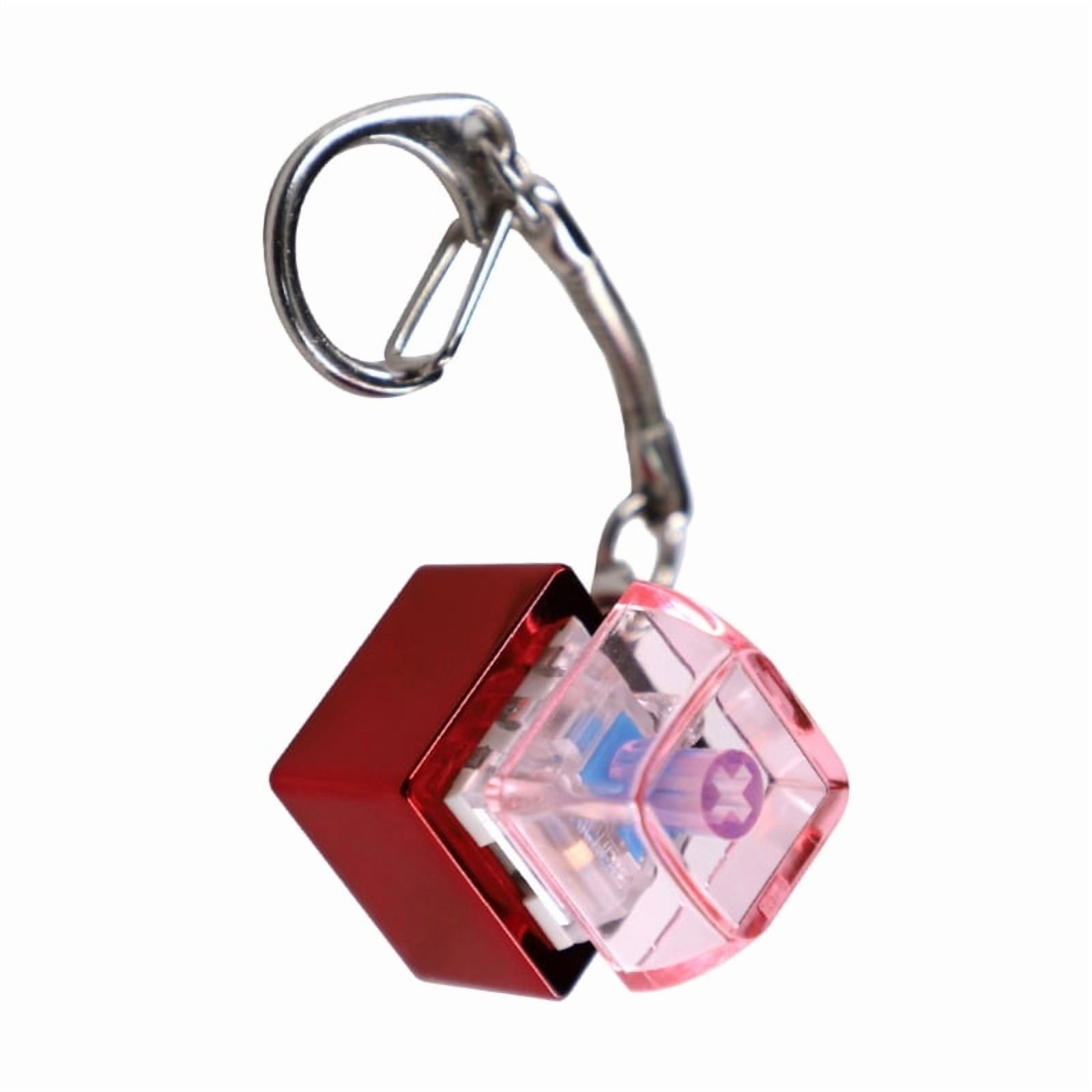 LED Mechanical Keyboards Switches Keychain with Color Backlights For ...