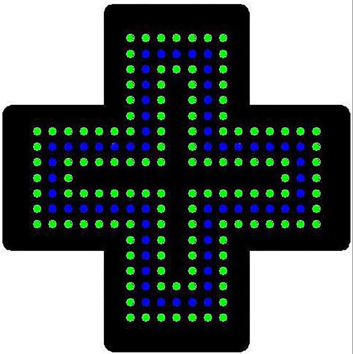 LED Medical Cross Sign, 13.7'' X 13.7'' Pharmacy Cross Sign Lamp, Neon ...