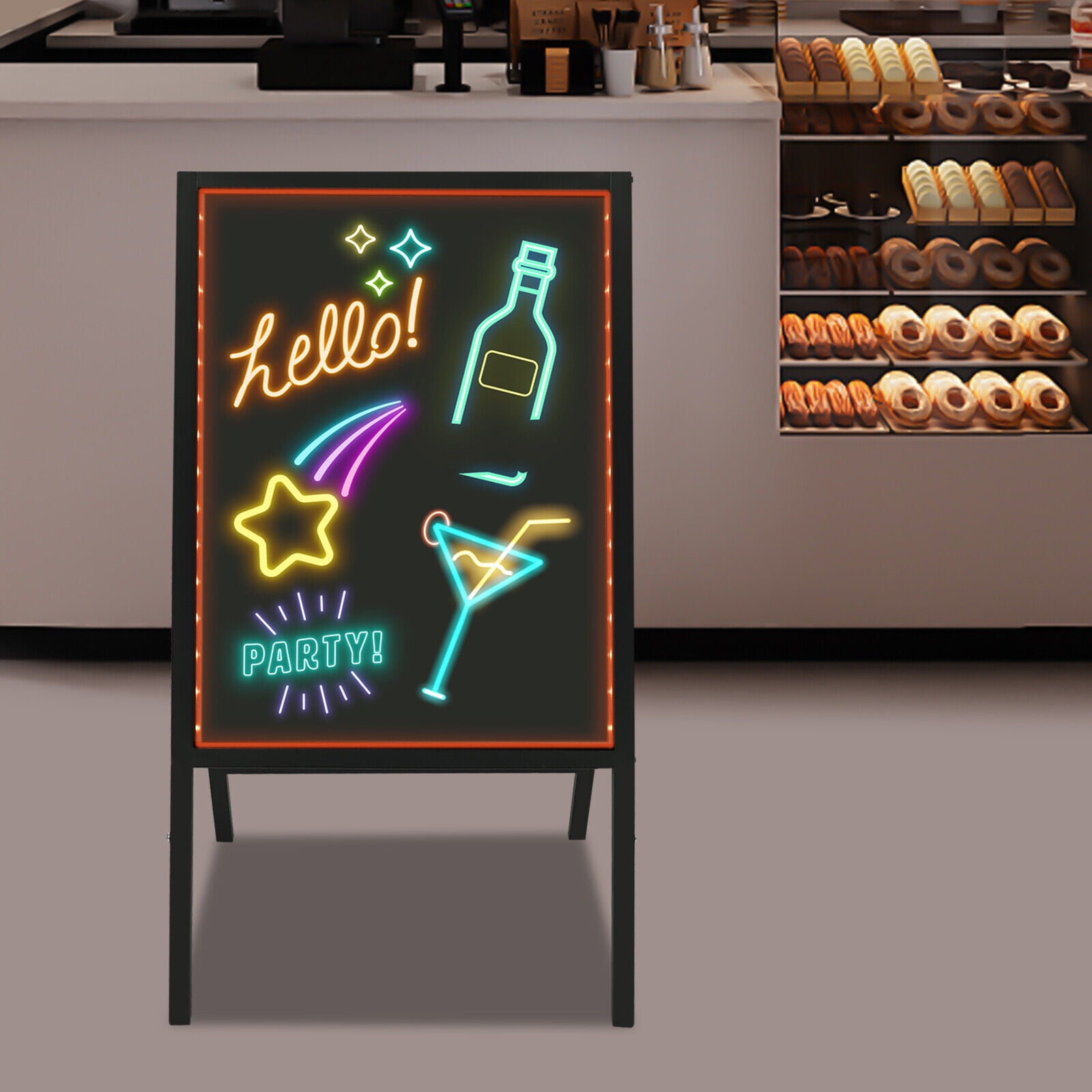 LED Message Writing Board Menu Board for Bar Restaurant with Remote ...