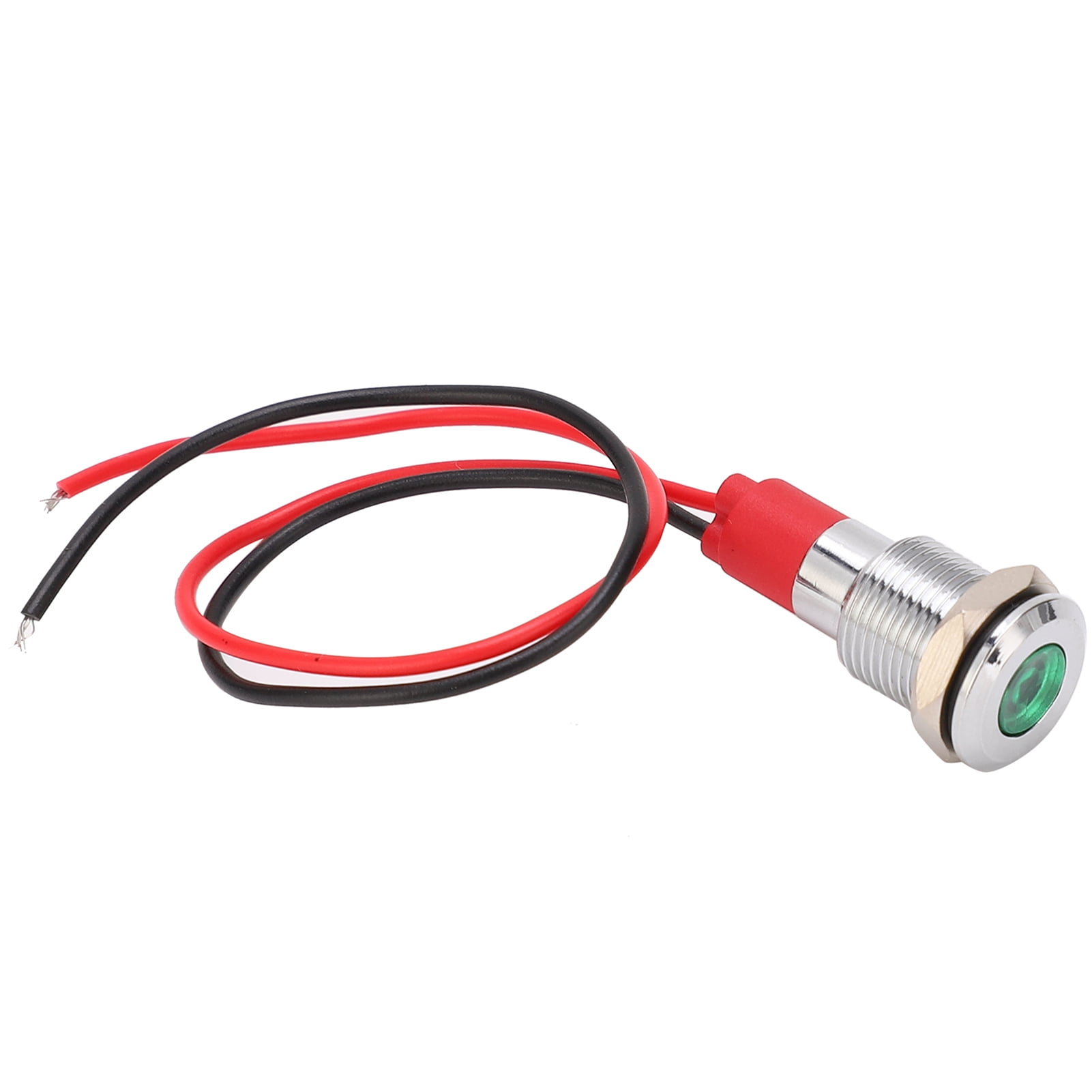 LED Metal Indicator Light, 10mm Waterproof Corded Industrial Control ...