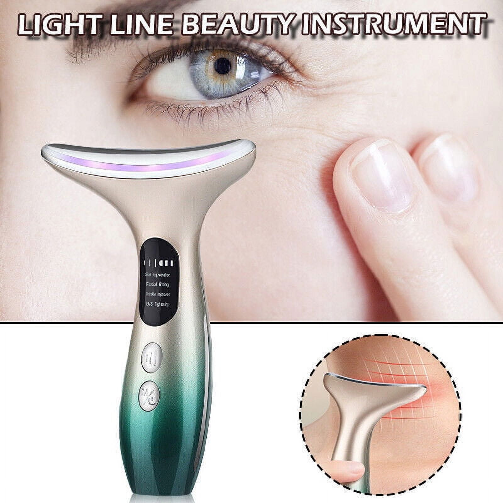 LED Microcurrent Facial Skin Tightening Lifting Device Face Neck Beauty ...