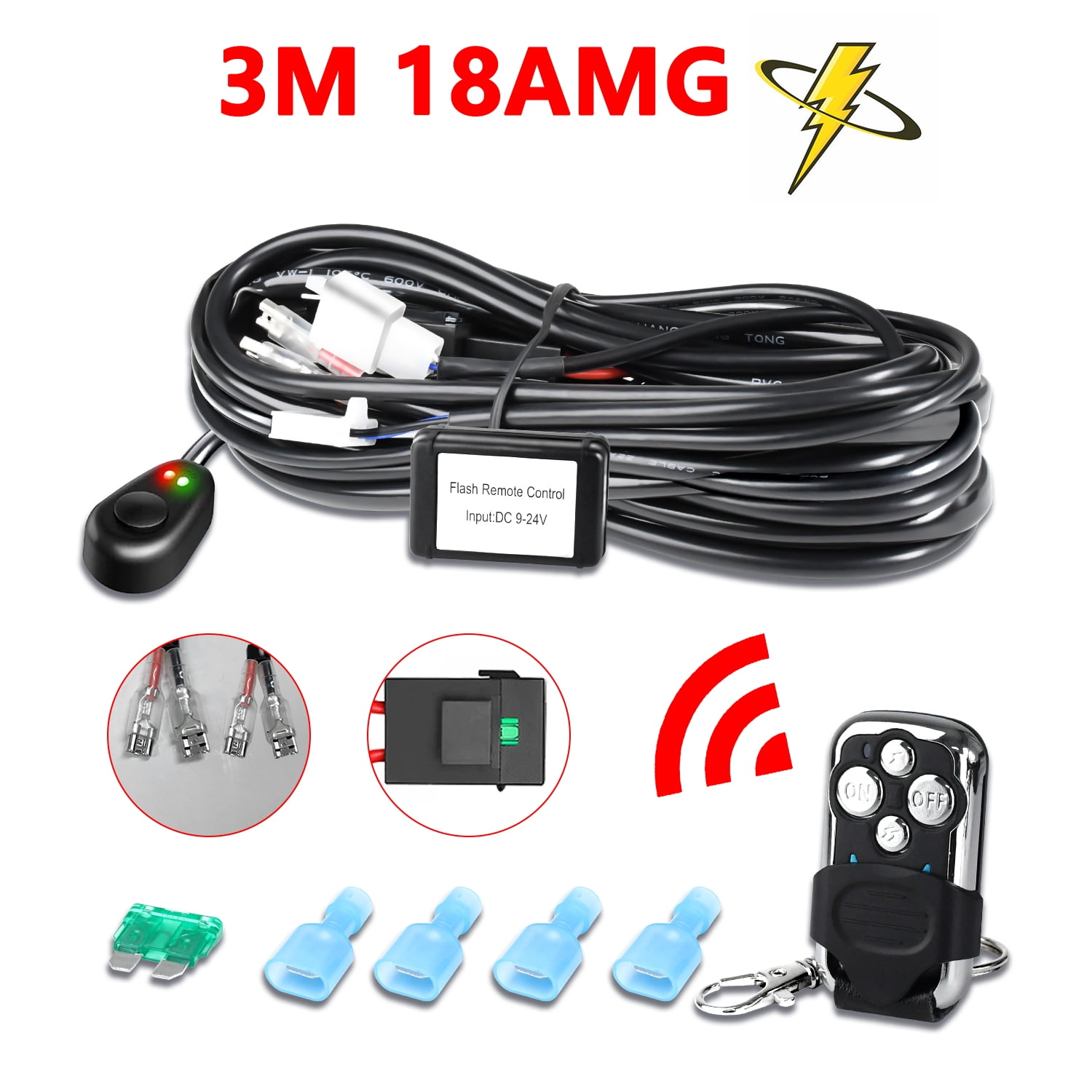 LED Mile Headlight Lightbar Flood Beam Led Combo LED Beam 12V 24v 4x4 ...